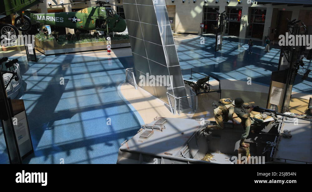 Marine Corps National Museum Quantico Virginia military 4K Stock Video ...