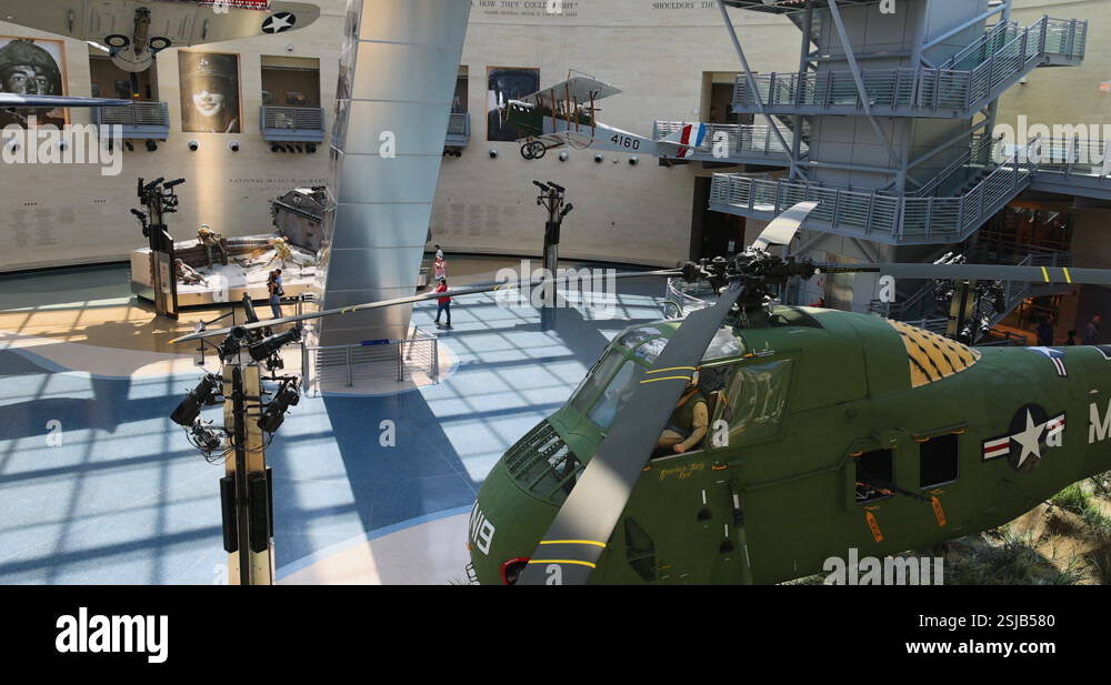 Marine Corps National Museum Quantico Virginia history 4K Stock Video ...