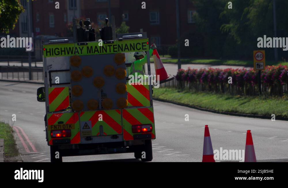 Maintenance cones Stock Videos & Footage - HD and 4K Video Clips - Alamy