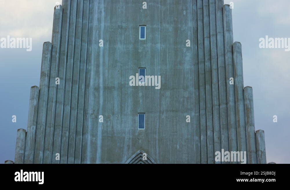 Church of hallgrimur in iceland - March 2023 Stock Video Footage - Alamy