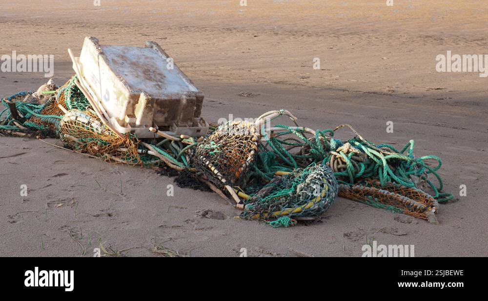 Lobster pots ripped off the seabed by Storm Arwen washed ashore on the ...