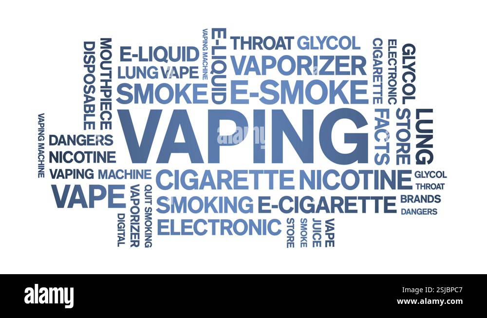 Vaping animated tag word cloud,animation text kinetic typography ...