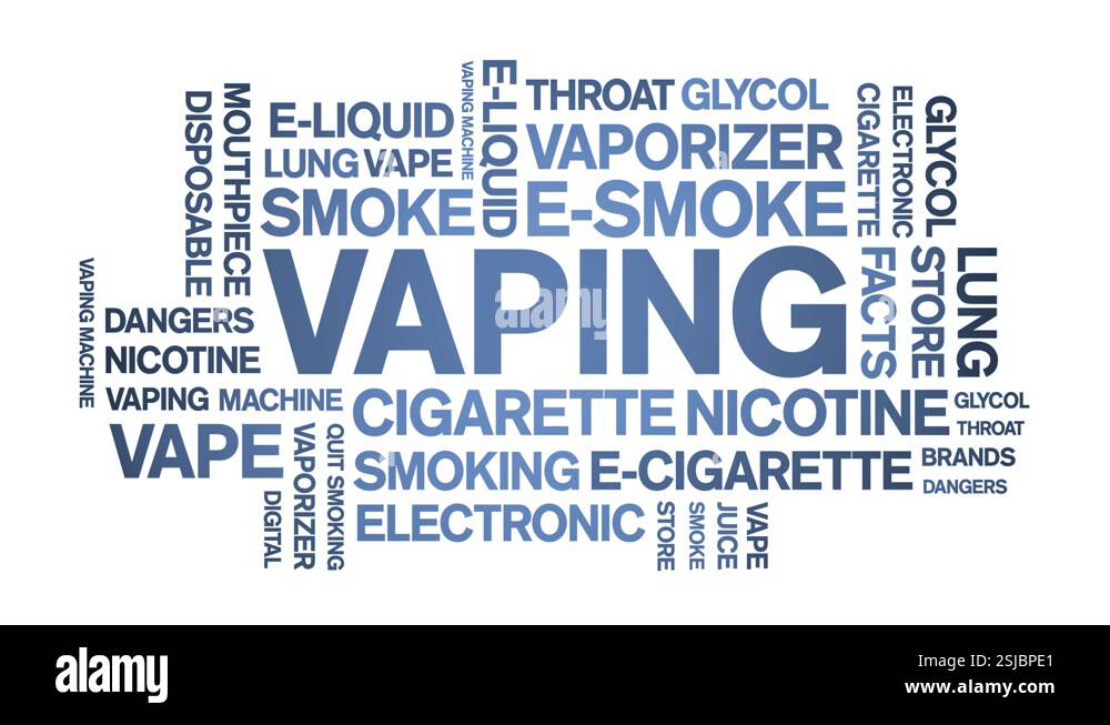 Vaping animated tag word cloud,animation text kinetic typography ...