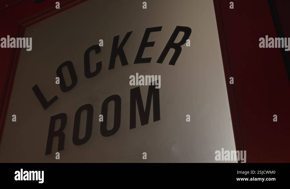 Door of Locker Room in Boxing Club Stock Video Footage - Alamy