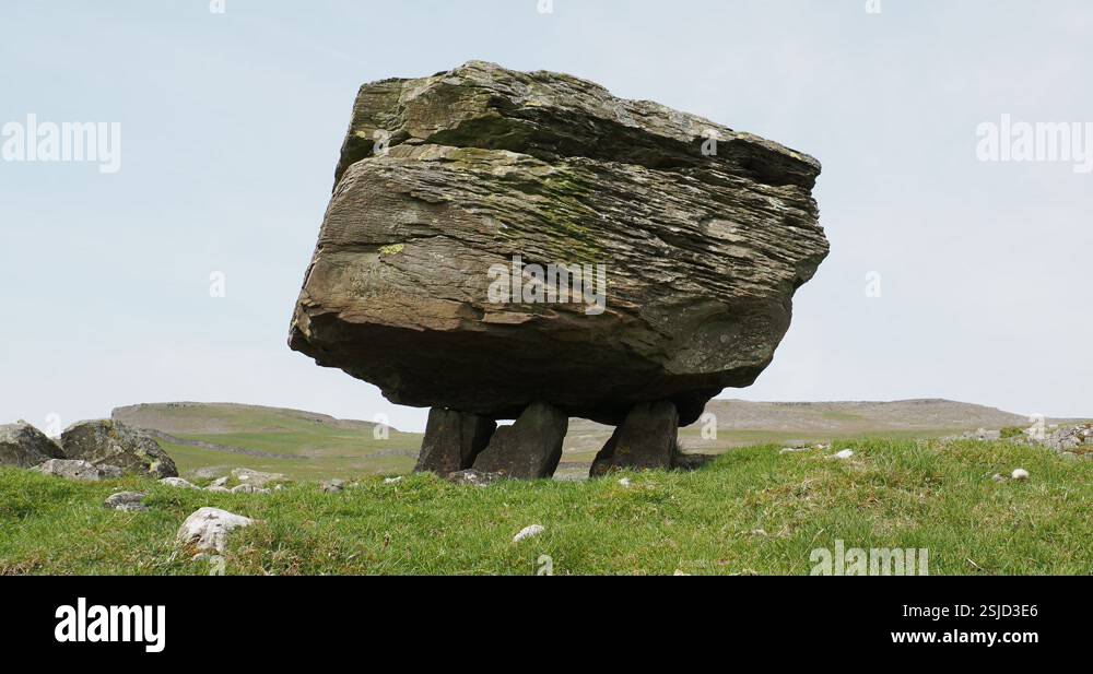 The Norber erratics, one of the finest groups of glacial erratic ...