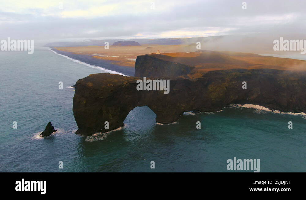 Aerial cinematic drone zoom out circling to the left stunning sunrise ...