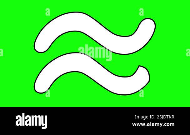 video animation drawing black and white approximately equal to ...