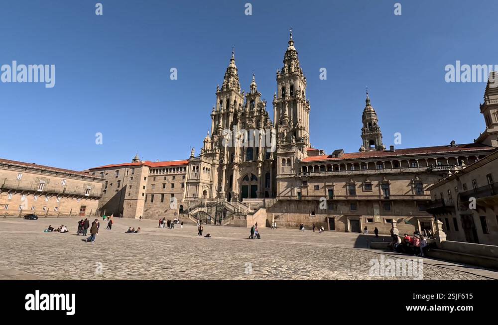 Compostela pilgrimage trail Stock Videos & Footage - HD and 4K Video ...