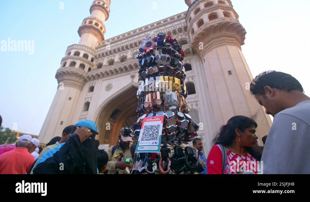 Indian street vendors accept digital payments using UPI QR code scanner ...