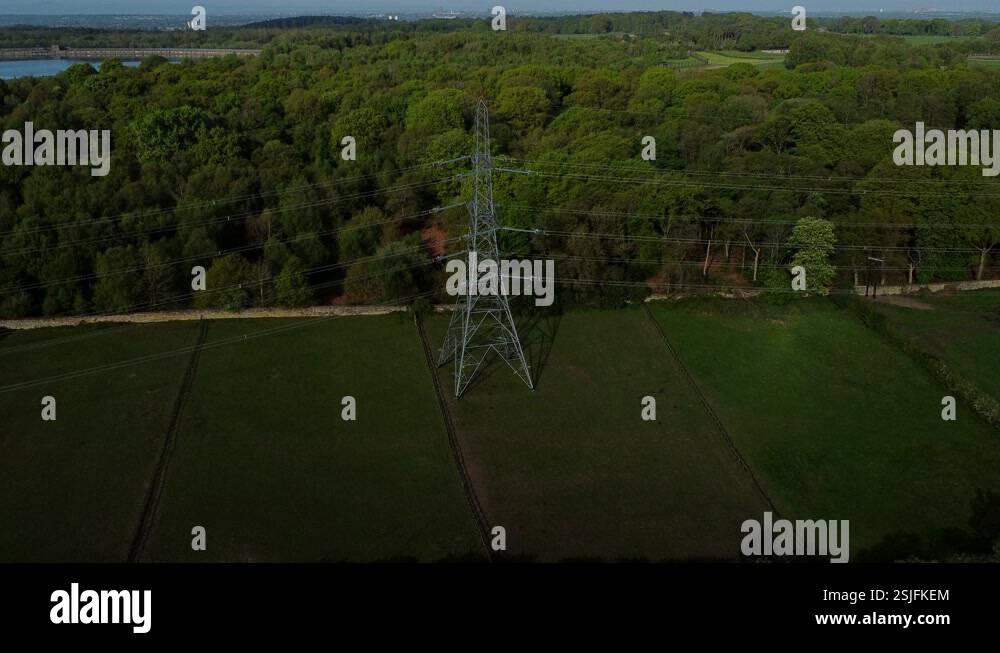 Pylon power lines in Stock Videos & Footage - HD and 4K Video Clips - Alamy