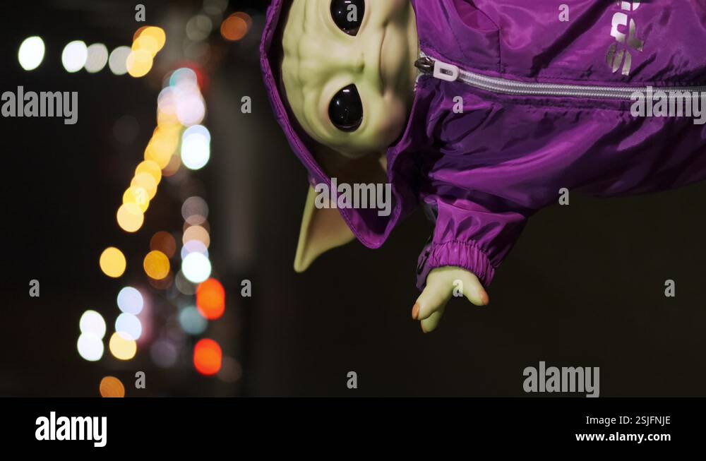 Jedi Grogu (Baby Yoda) from the Disney Plus series The Mandalorian ...