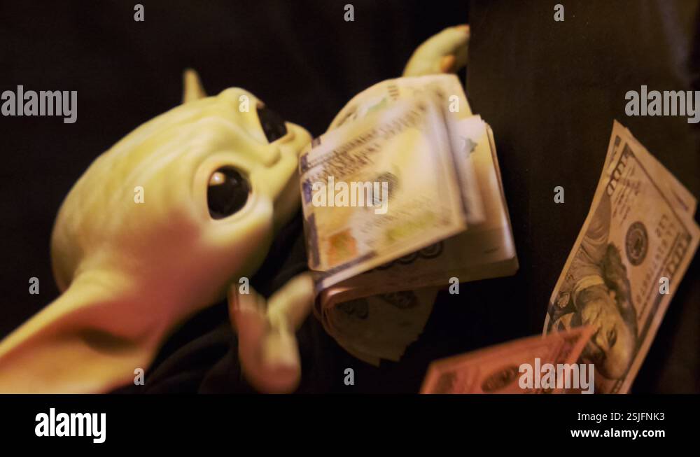 Jedi Grogu (Baby Yoda) from the Disney Plus series The Mandalorian ...