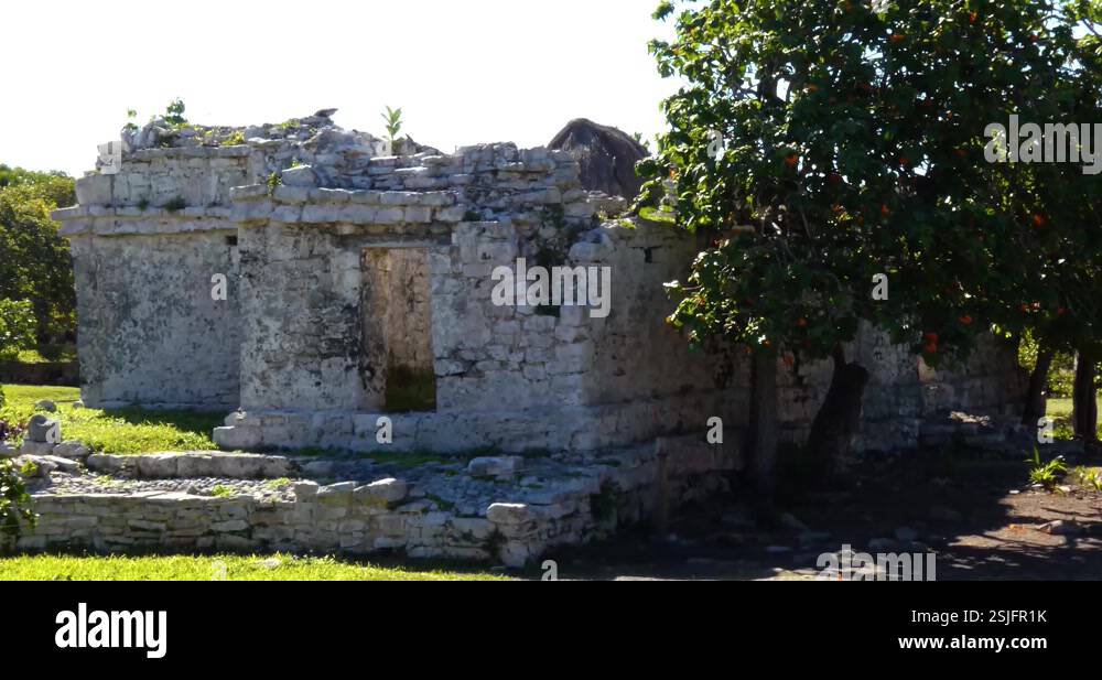 The back of the Casa de Chultun, House of Water, Structure 20, mayan ...