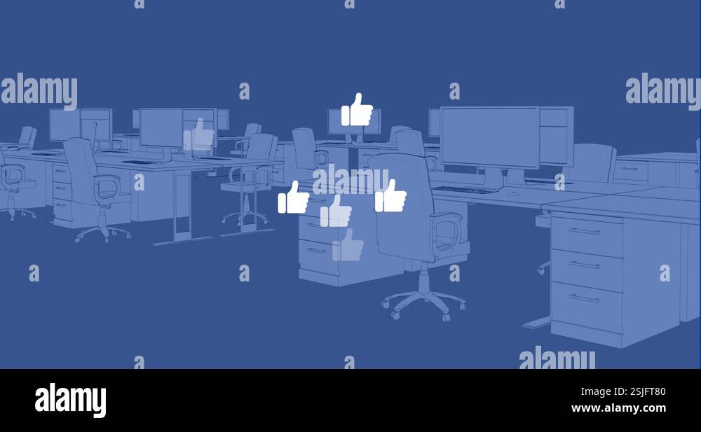 Multiple profile icons floating against Stock Videos & Footage - HD and ...