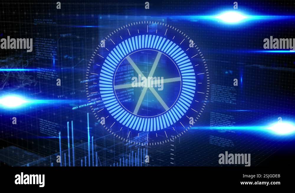 Animation neon round scanner light Stock Videos & Footage - HD and 4K ...