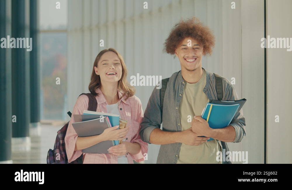 Portrait two school students Stock Videos & Footage - HD and 4K Video ...