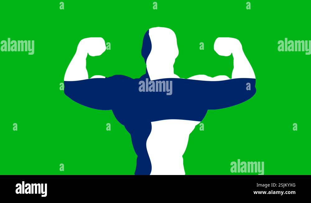 Strong Finland flag green screen motion graphics Stock Video Footage ...