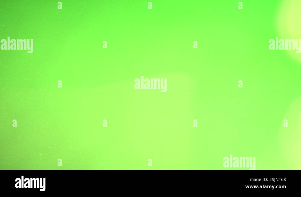 Green screen and light on the CRT. Effect of old TV on green screen ...