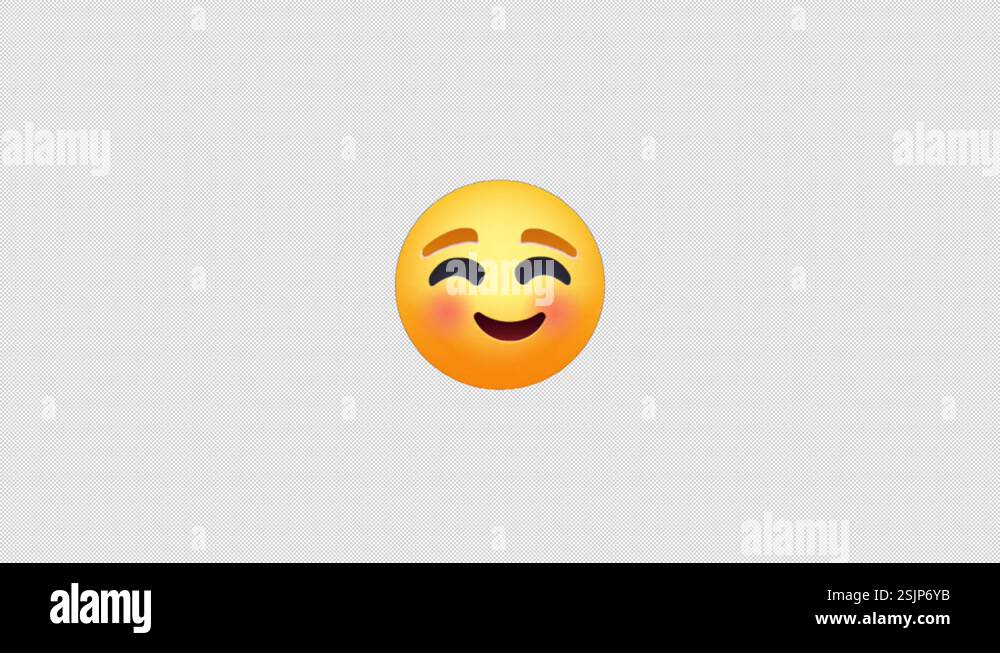 Partying face emoji. Reaction concept icon. Emoticon and smiley motion ...