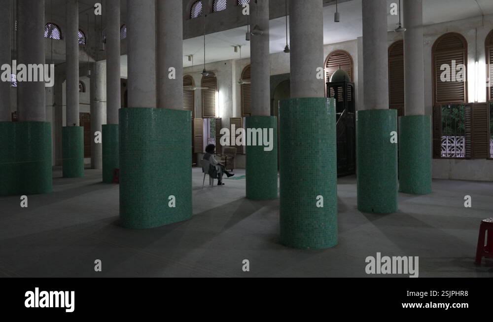 Inside Shaafi Mosque, Northern Red Sea, Massawa, Eritrea Stock Video ...