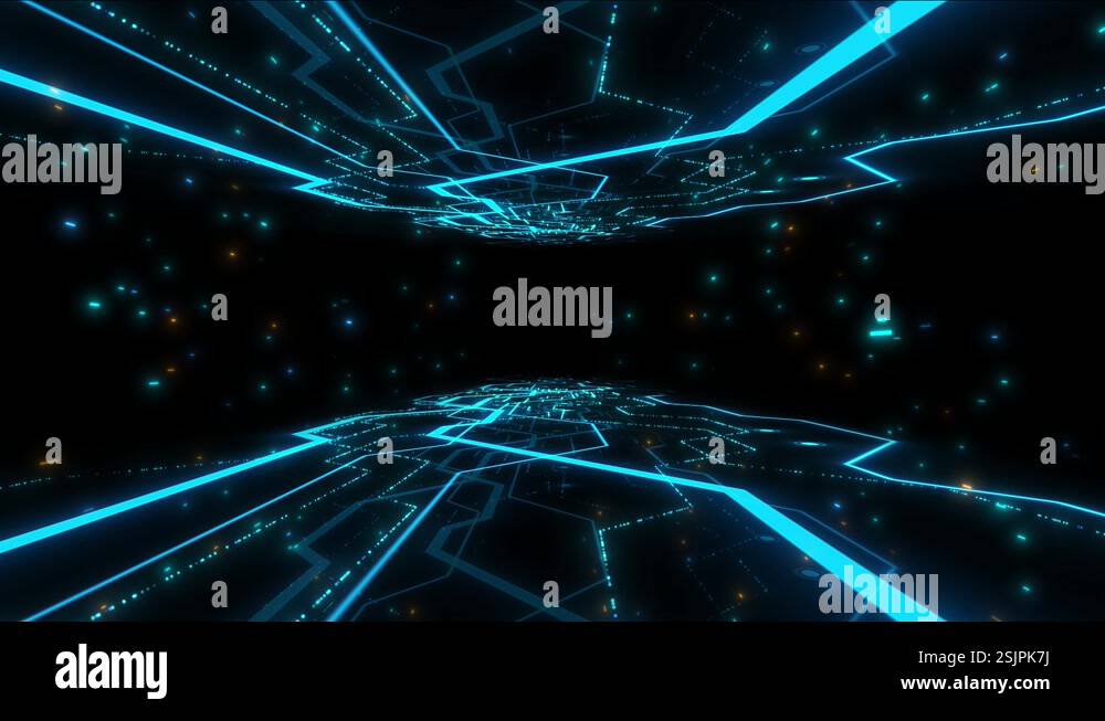 Digital Data moving on Circuit Board and CPU loop backgrounds. Computer Process Stock Video ...