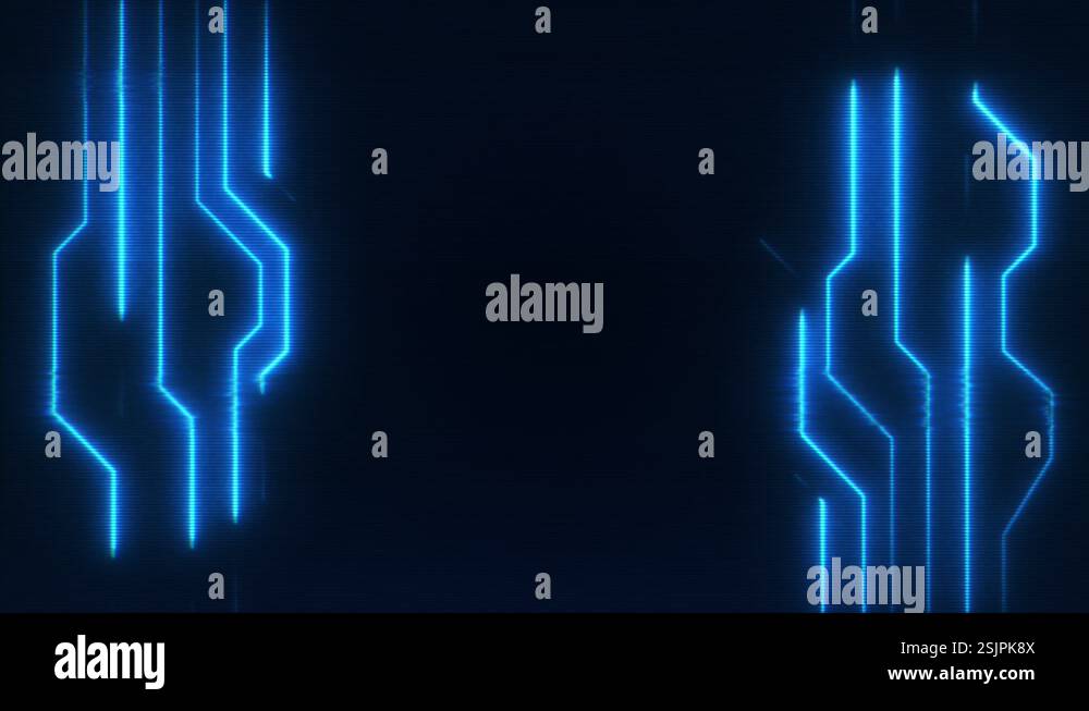 Digital Data moving on Circuit Board and CPU loop backgrounds. Computer Process Stock Video ...