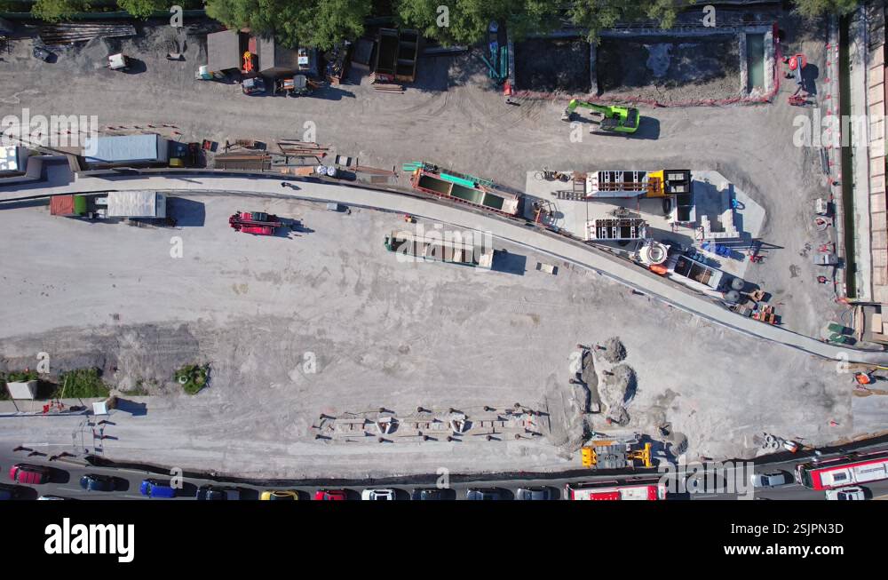 Progress of tunnel for boring machine TBM Diggy Scardust at ...