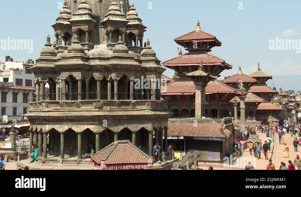Hindu temples in durbar square Stock Videos & Footage - HD and 4K Video ...