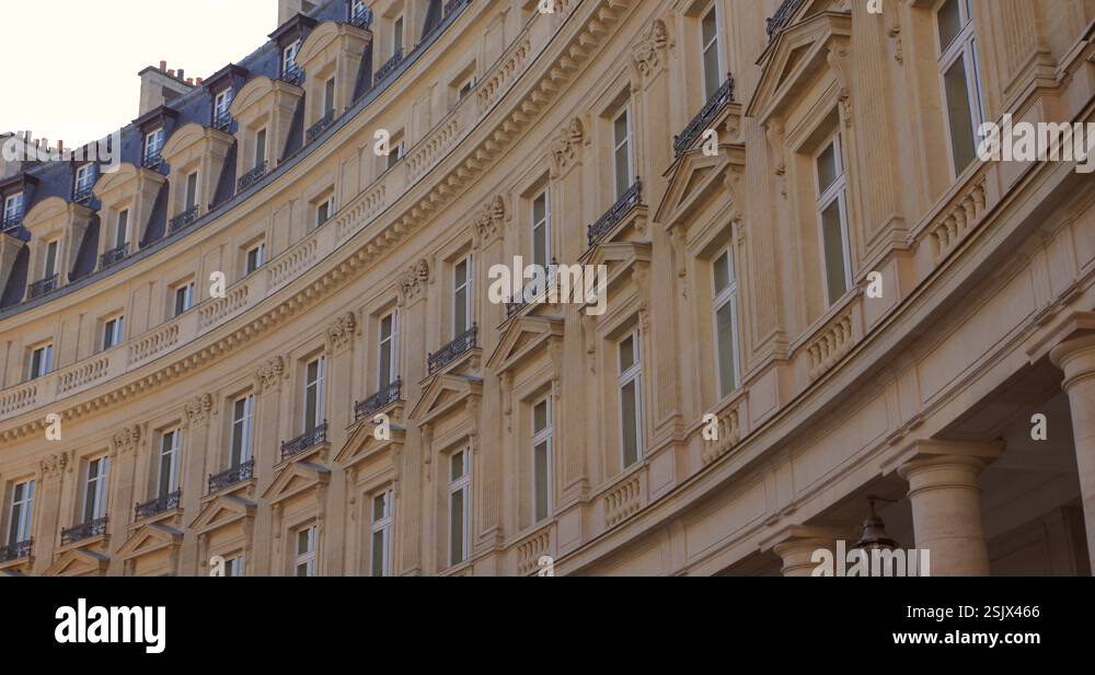 Traditional french haussmann architecture Stock Videos & Footage - HD ...