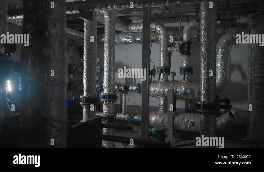 Boiler pipes insulation valves Stock Videos & Footage - HD and 4K Video ...