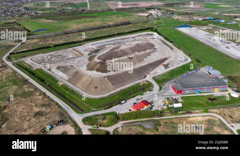 Trash hazardous waste management vector disposal plastic Stock Videos ...