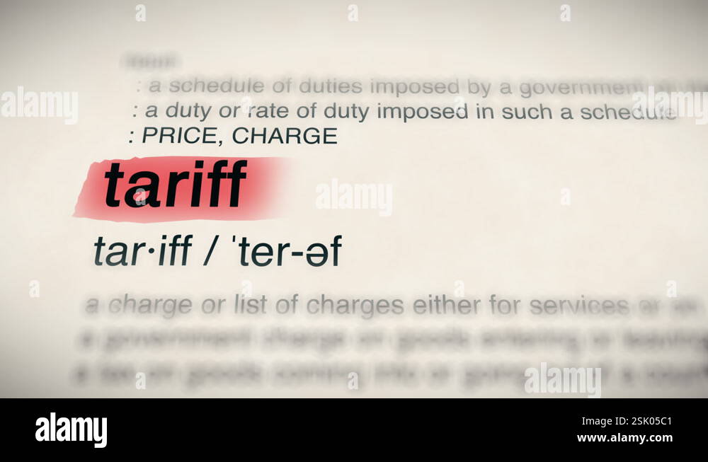 Tariff word Stock Videos & Footage - HD and 4K Video Clips - Alamy