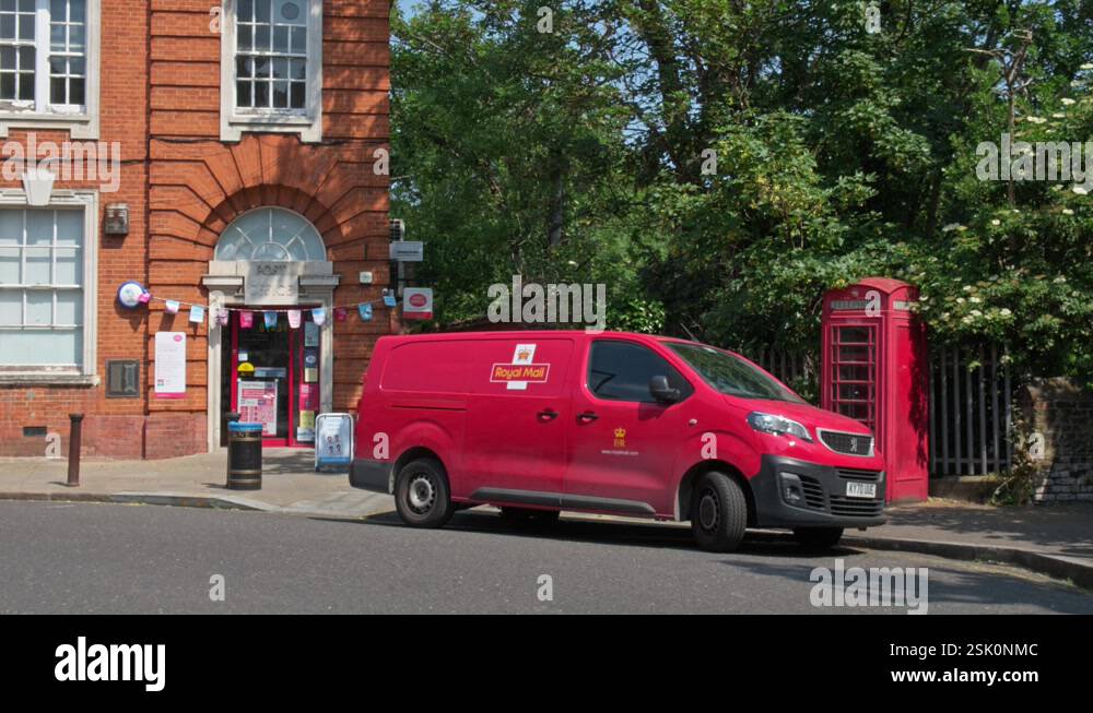Red post office van Stock Videos & Footage - HD and 4K Video Clips - Alamy