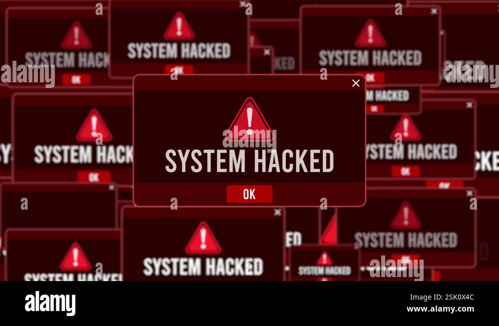 System hacked alert Stock Videos & Footage - HD and 4K Video Clips - Alamy