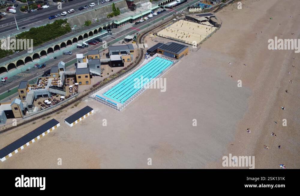Brighton’s Sea Lanes Outdoor Swimming Pool Lido, Volleyball courts ...