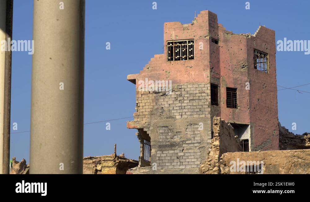 Destroyed Demolished House in Mosul City Iraq After War Against Islamic ...