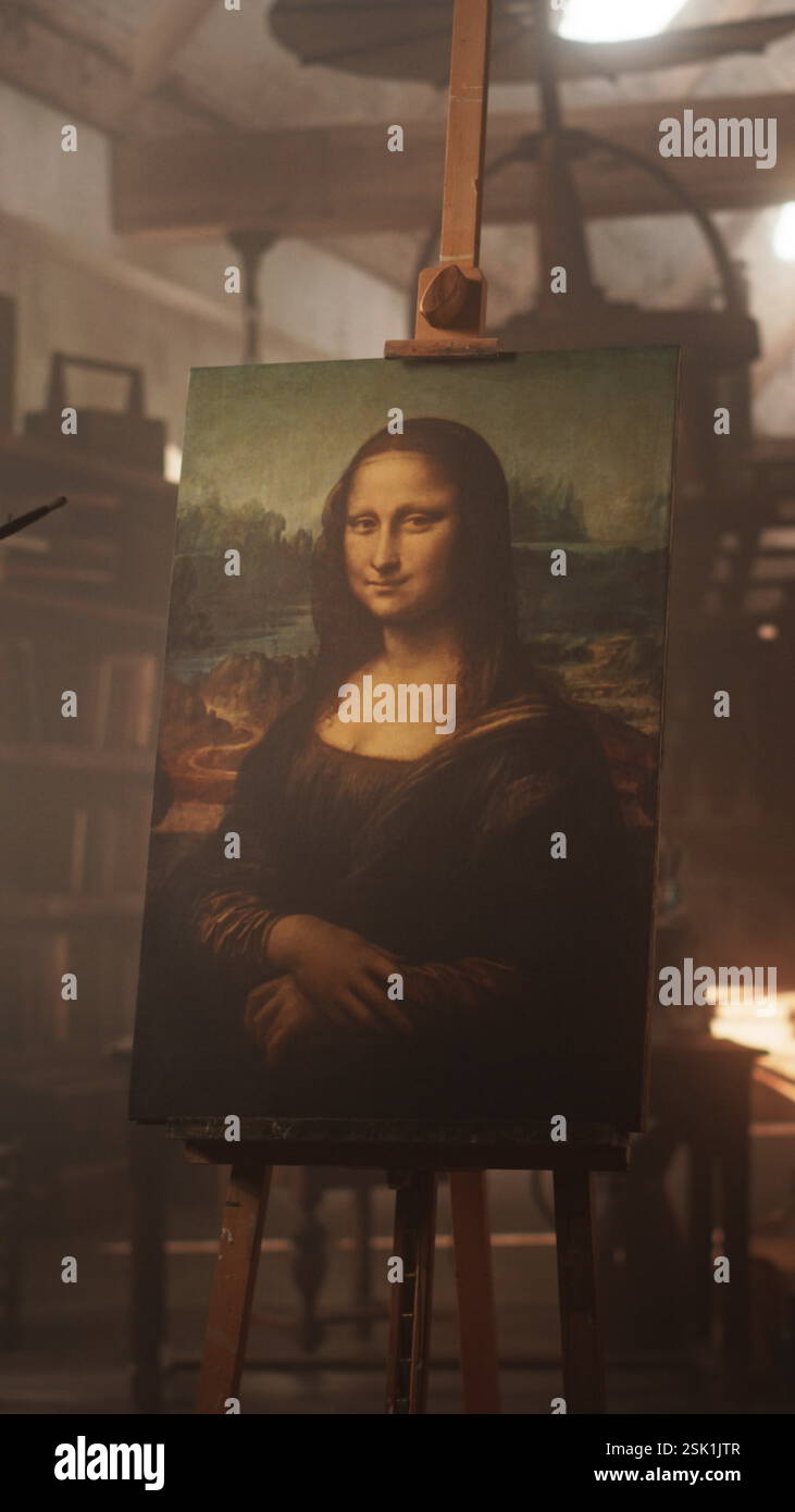 Painting mona lisa in Stock Videos & Footage - HD and 4K Video Clips ...