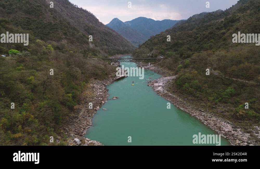 Beautiful Ganges River of Rishikesh, state of Uttarakhand - India Stock ...