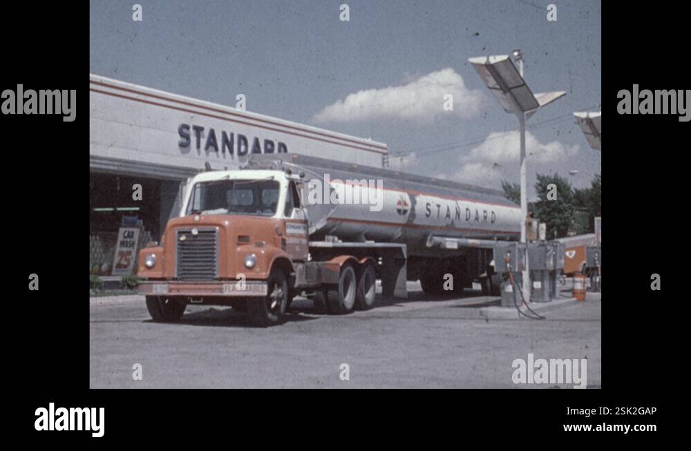 Oil truck 1970s Stock Videos & Footage - HD and 4K Video Clips - Alamy
