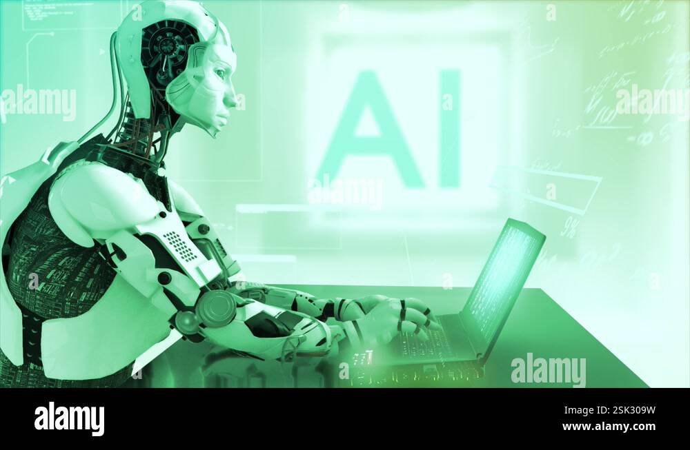 Artificial intelligence profile 3d Stock Videos & Footage - HD and 4K ...