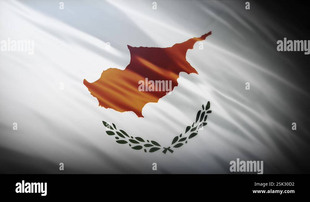 Flag of Cyprus full screen in 4K high resolution Republic of Cyprus ...