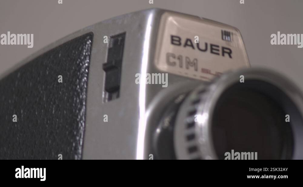 Bauer C1M Super 8mm video Camera Turntable battery Disposal Old ...