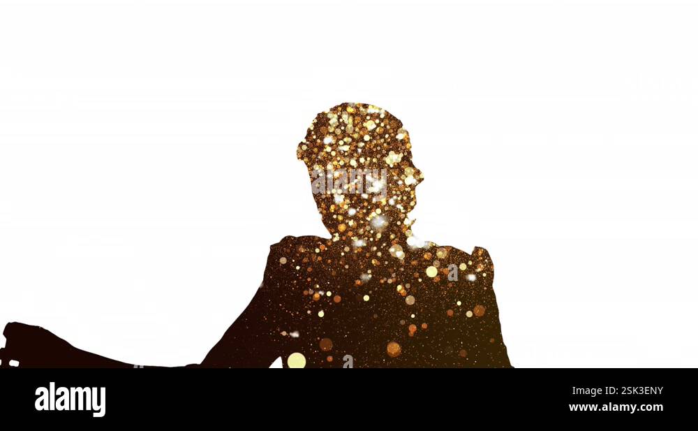 Animation silhouette woman dancing light Stock Videos & Footage - HD ...