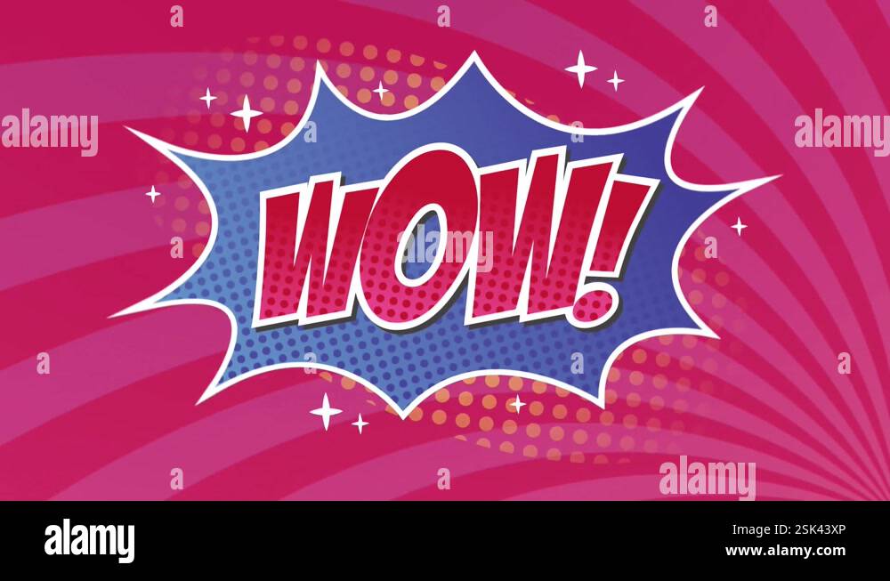 Wow speech bubble vector Stock Videos & Footage - HD and 4K Video Clips ...