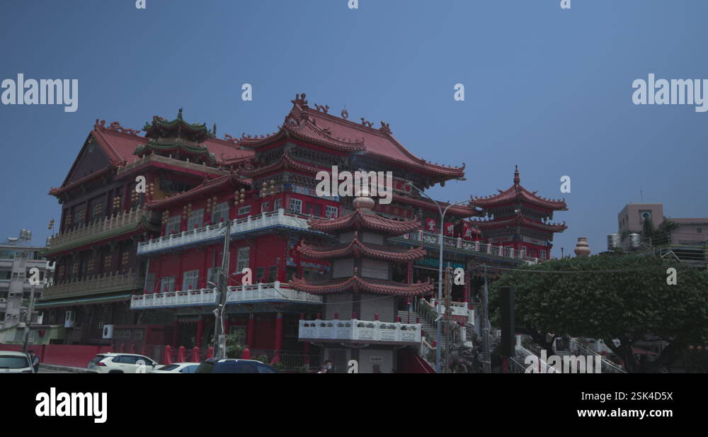 Qi Ming Tang Temple in Kaohsiung Stock Video Footage - Alamy