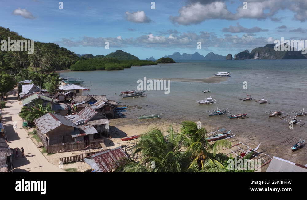 Authentic Village Among The Incredible Landscapes Of Palawan ...