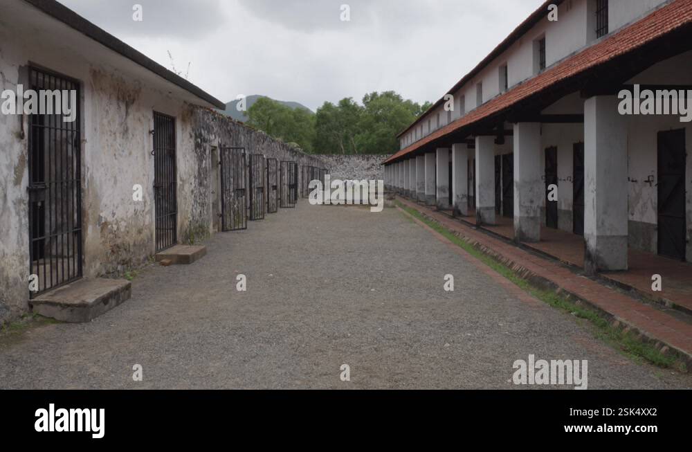 Exterior Of Con Dao Prison - Infamous Penitentiary In Vietnam. wide ...