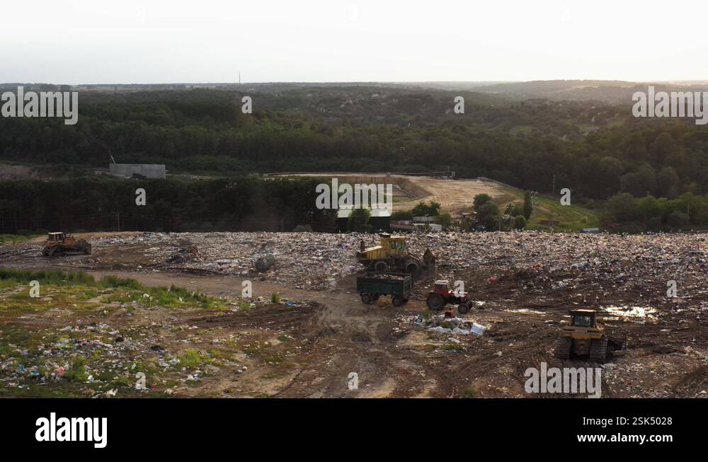 Garbage landfill tractor Stock Videos & Footage - HD and 4K Video Clips ...