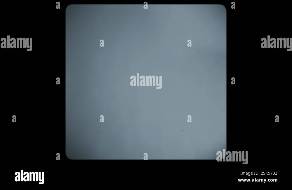 Retro film effect. Vintage television screen with scratches and damages ...