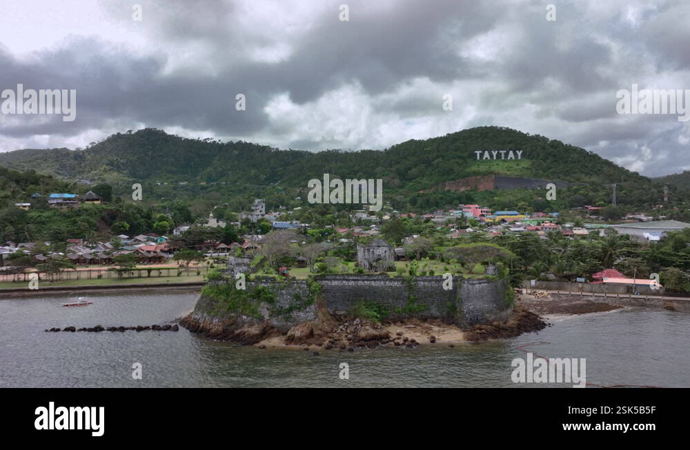 Old Fort Santa Isabel In Taytay, Palawan Island. Philippines Stock ...